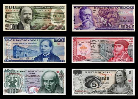 Lote de Billetes de México 6 NUMISMÁTICA MARTELL