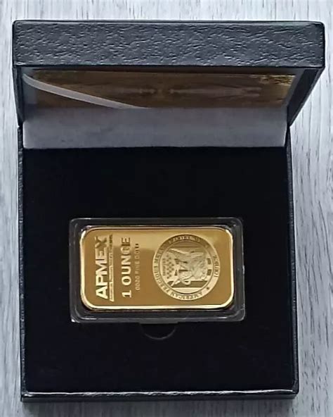 1 OZ MÉDAILLE Lingot en Coffret APMEX EUR 24 99 PicClick FR