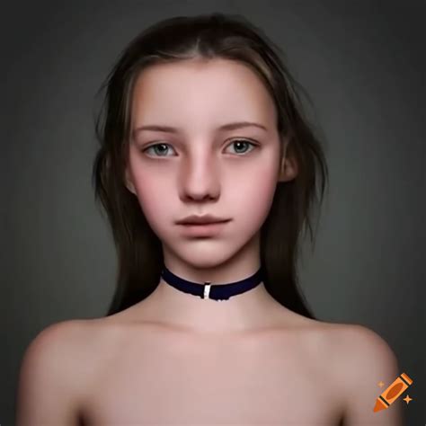 Girl Age Wearing Thin Choker On Craiyon