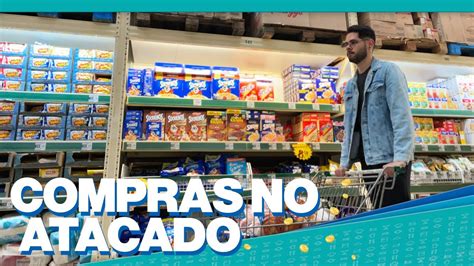 COMPRAS DO MÊS COMPLETA NO MERCADO ATACADISTA AxTudo