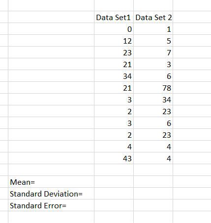 How To Calculate Standard Error In Excel Easy Steps Formula And Tips