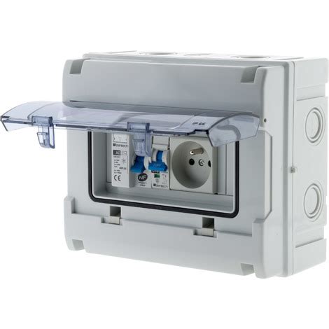 Tableau Electrique Etanche 8 Modules Maison Mobilier Jardin
