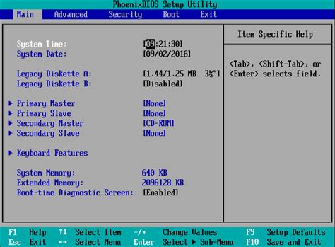 Reset BIOS Setting To Factory Default