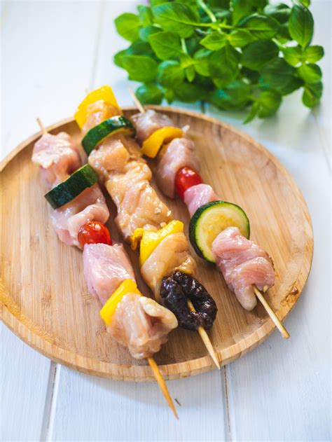 Brochettes De Poulet Au Curry Recette De Grillade Facile