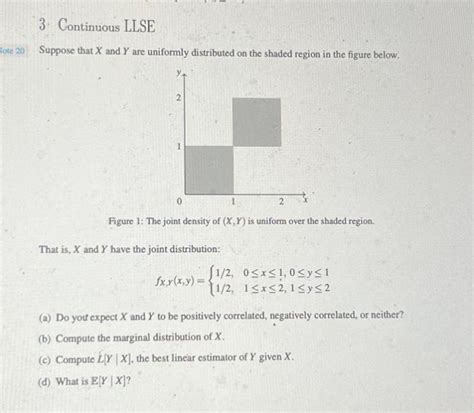 [solved] suppose that x and y are uniformly distributed on