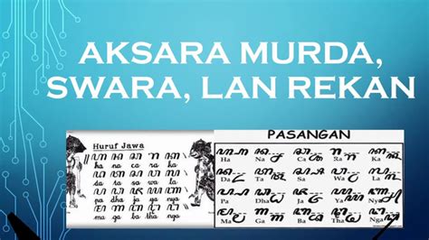 Pengertian Aksara Murda Dan Contoh Penulisannya Kumparan