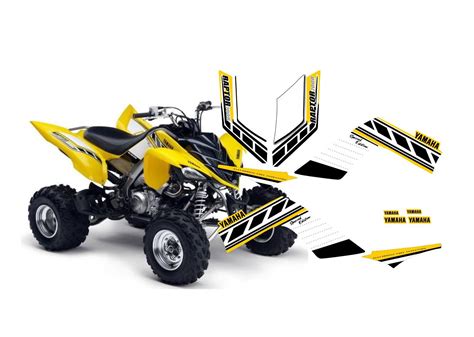 Kit déco Yamaha YFM 700 Raptor Spécial Édition Jaune Boutique Kit