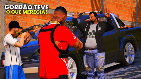 GTA V VIDA DO CRIME FUI ATRÁS DO GORDÃO QUE METEU O LOKO NO ÚLTIMO