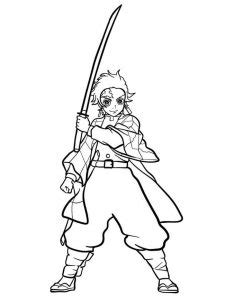 37 Desenhos Do Tanjiro Para Imprimir E Colorir Pintar