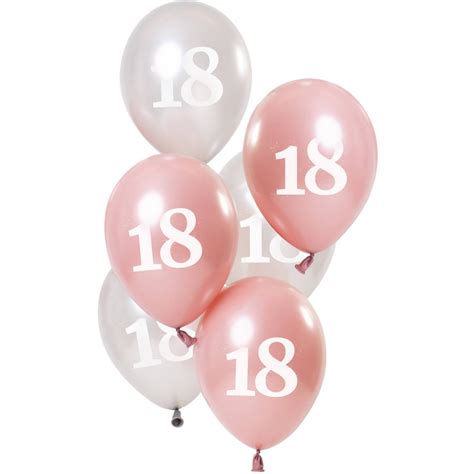 Balloner til 18års fødselsdag balloner og pynt til 18 års pigefødselsdag