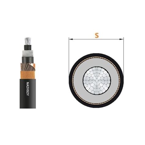 Aluminium Medium Voltage Cable NA2XS2Y RM XLPE PE 18 KV 30