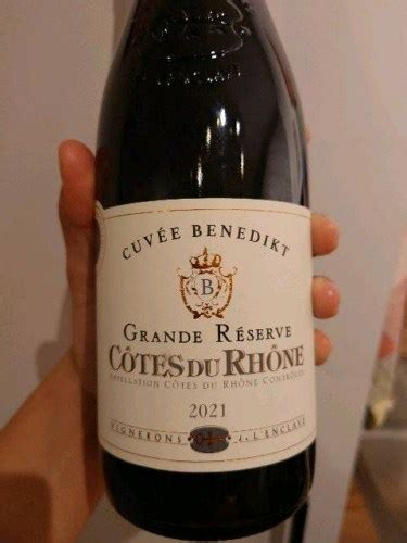 2019 Vignerons de l Enclave Cuvée Benedikt Grande Réserve Côtes du