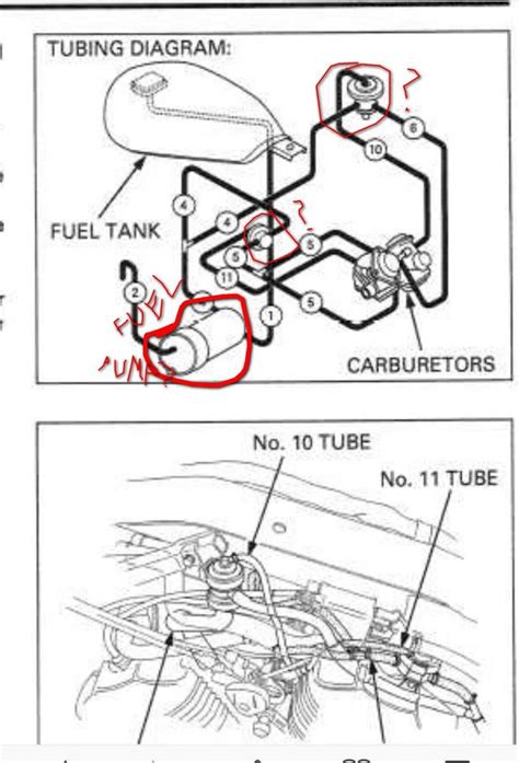 Carb Air Gas Line Diagram Honda Shadow Forums Off