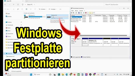 Festplatte Partitionieren In Windows 11 10 Anleitung YouTube
