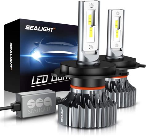 H4 9003 HB2 LED Headlight Bulbs Hi Lo Beam Conversion Kit DOT Approved