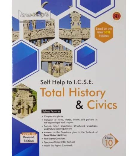 Buy Arun Deep I C S E Total History And Civics 10 Books Online From