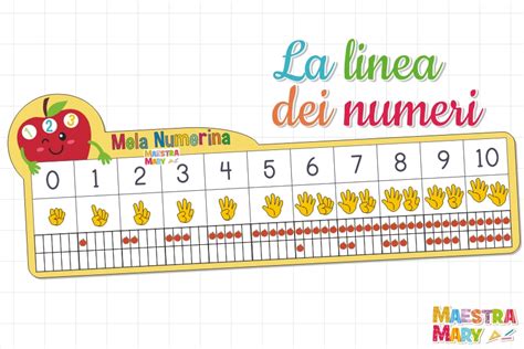 La Linea Dei Numeri Maestra Mary