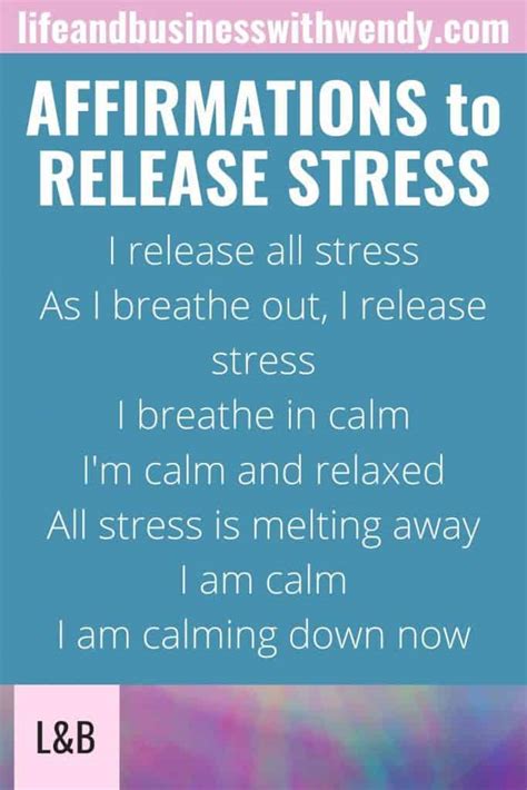 Affirmations For Stress Release Plus EFT Script And Breathing Exercise