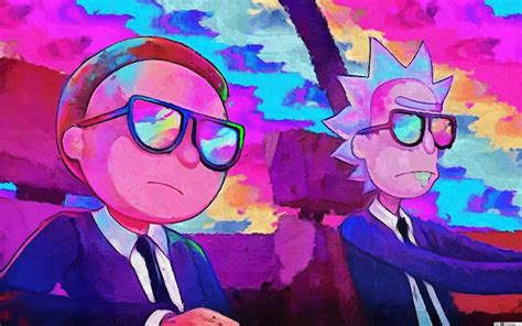 Smoking Rick And Morty Wallpaper Weed 79B