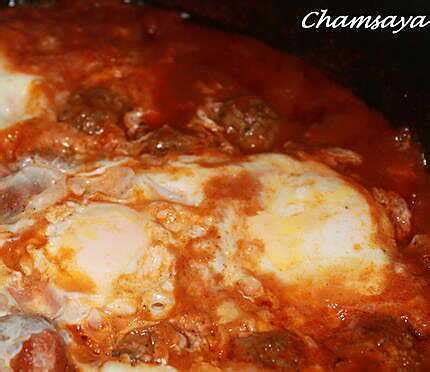 Recette De Tajine De Kefta Aux Oeufs Par Chamsaya