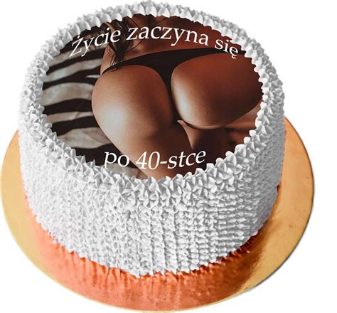 Opłatek na Tort urodziny dla dorosłych 18 30 sexi 5519a24b Ceny i