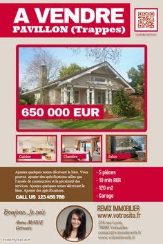 98 idées de Poster immo agence immobiliere immobilier modele flyer