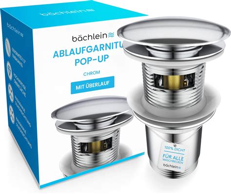 M ROSENFELD HOME Siphon Waschbecken Aus Chrom Messing Alles Dabei