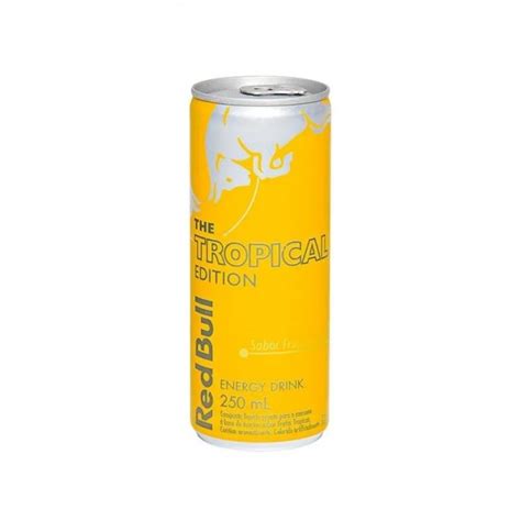 Energético Tropical Fruits Red Bull Lata 250ml