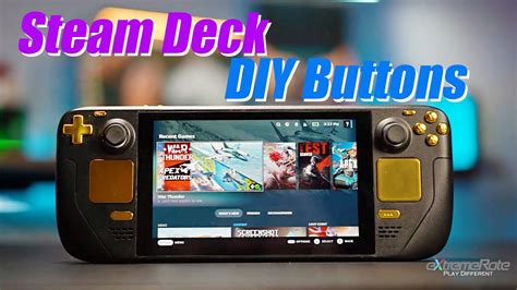 Steam Deck Customize Replacement Buttons Installation Guide