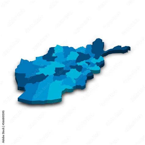 Fototapeta mapa świata dla dzieci Afghanistan political map of