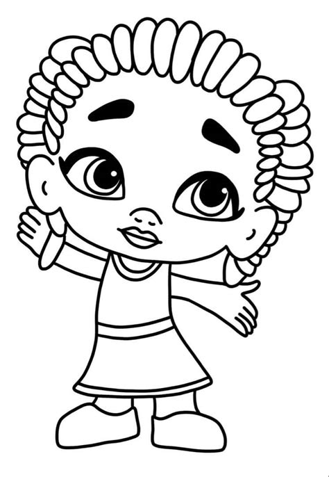 Feliz Katya De Super Monstruos Para Colorear Imprimir E Dibujar