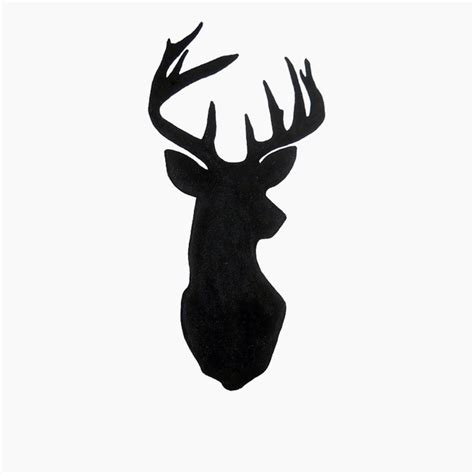 Free Printable Deer Head Silhouette