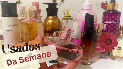 Usados Da Semana Perfumes E Hidratantes YouTube
