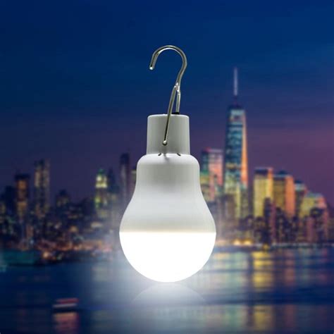 Kampeerlamp LED Zonnepaneel Solar Bol