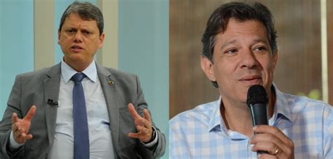 Tarcísio e Haddad disputarão 2º turno ao governo do estado petista foi