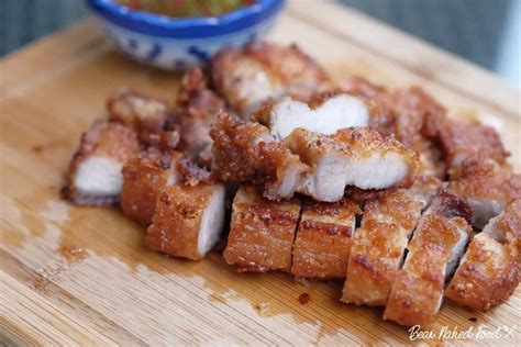 Braised Pork Belly Crispy