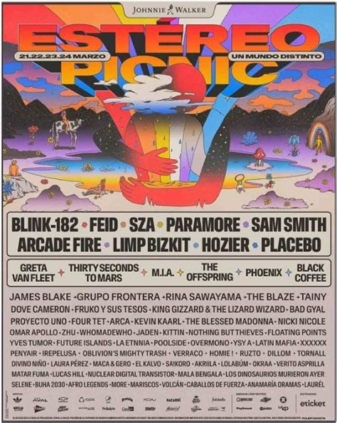 Este es el line up oficial del Festival Estéreo Picnic 2024
