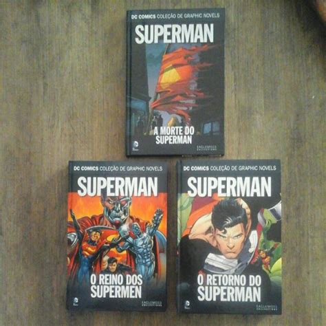 Hq Superman 3hqs A Morte Do Superman O Reino Dos Supermen E O