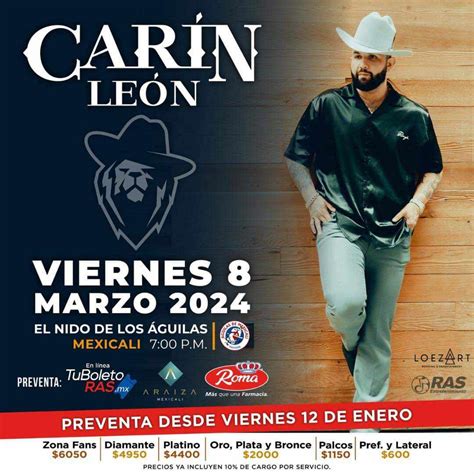 Carin Leon Las Vegas 2024 Calendar Josi Joleen