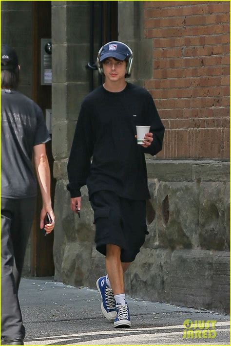 Timothee Chalamet Listens To Music During Solo Walk Around In NYC