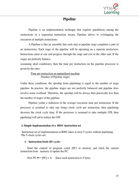 pipeline a simple implementation of a risc instruction set pdf instruction set central