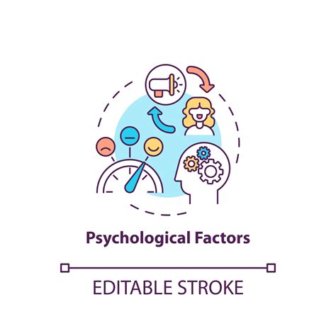 icono de concepto de factores psicológicos 2469514 Vector en Vecteezy