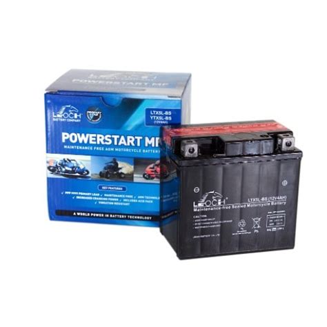 Leoch YTX5L BS 12v 4Ah Motorcycle Battery
