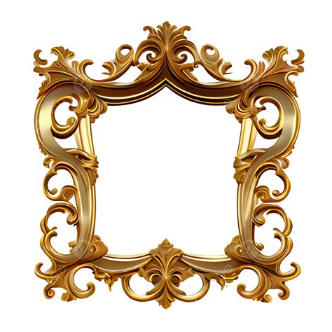 Gold Frame Border Free Clipart Webframes Org