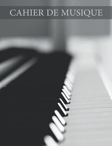 Cahier De Musique Grand Format Carnet De Partitions Pour Enfants Et