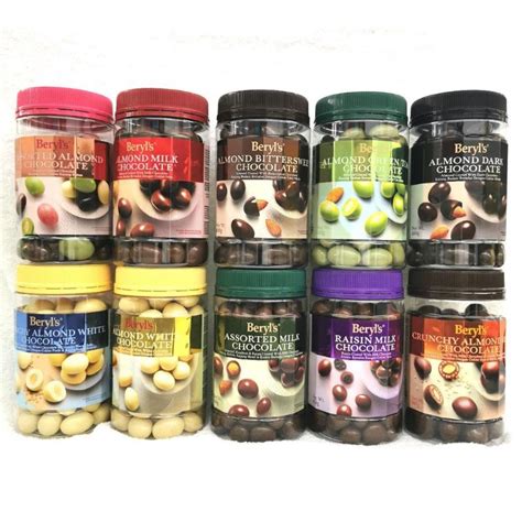 BERYL S CHOCOLATE IN JAR 450g New PACKAGING ASSORTED FLAVOUR READY