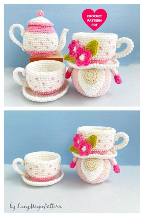 10 Tea Set Amigurumi Crochet Patterns Free And Paid Artofit
