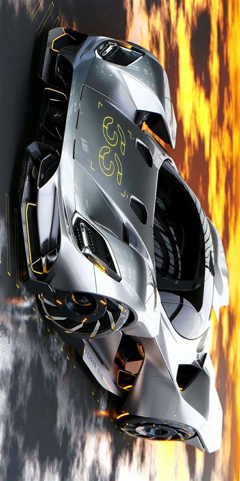 Ferrari EXE CyberPunk Hypercar Concept Image Enhancements Are By
