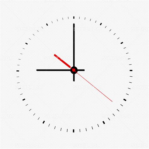 简易时钟素材免抠免费下载 觅知网