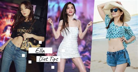 浪姐4Ella 陈嘉桦5大维持身材秘诀